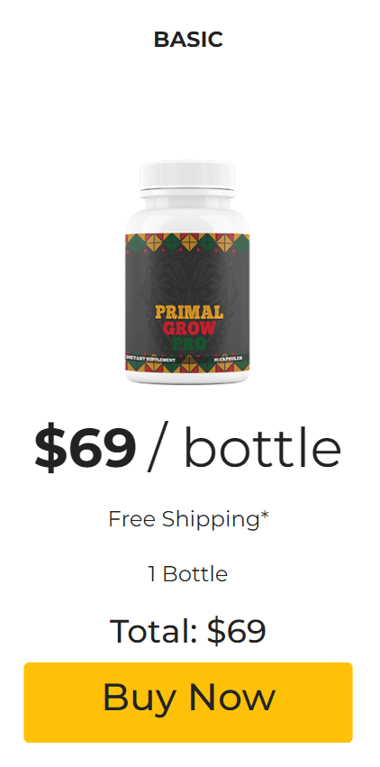 Primal Grow Pro for Men (60 Capsules) official website